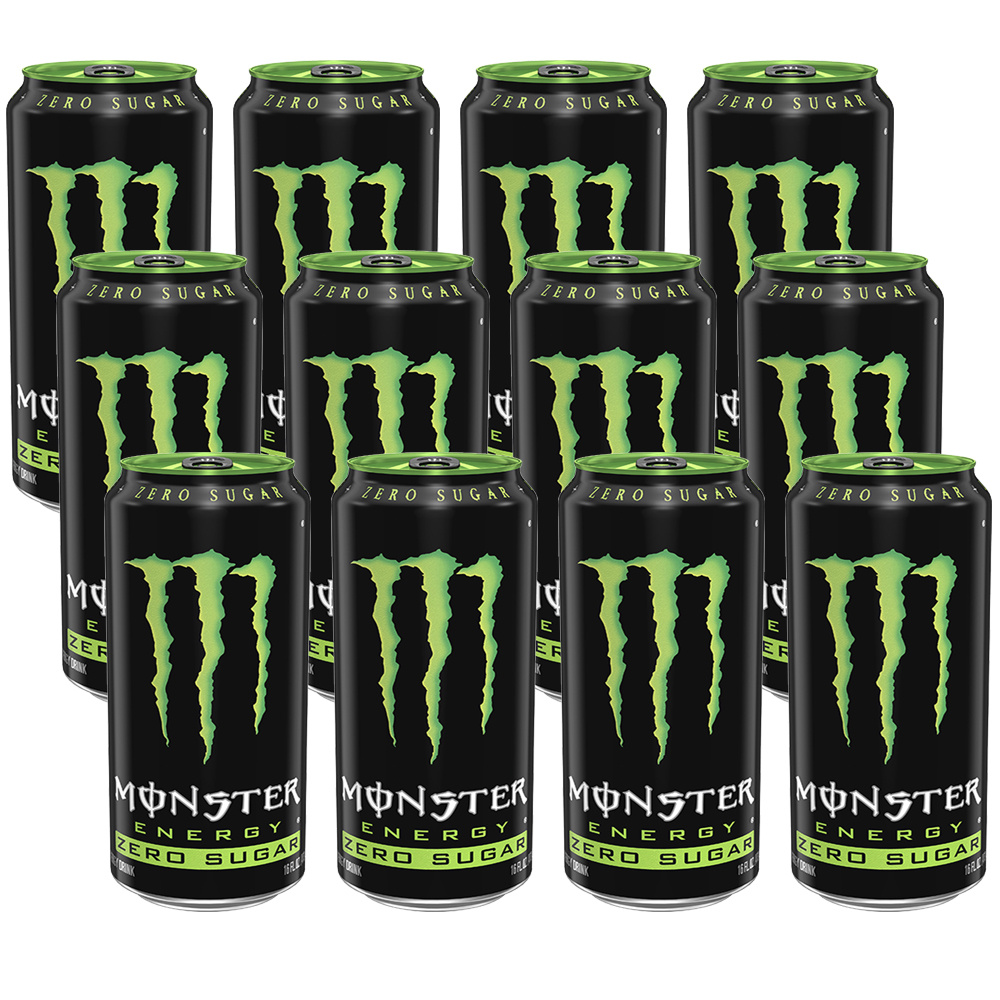 Monster Energy Original Zero 12x500ml (NL) - Energy Cans NL