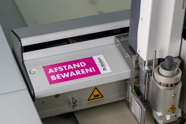 Machine stickers ontwerpen - Dr.Sticker