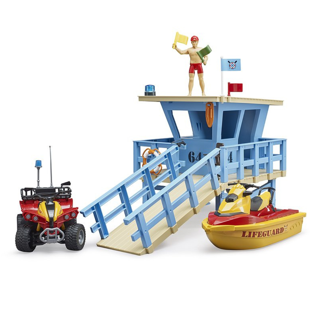 Life guard station incl accessoires van Bruder