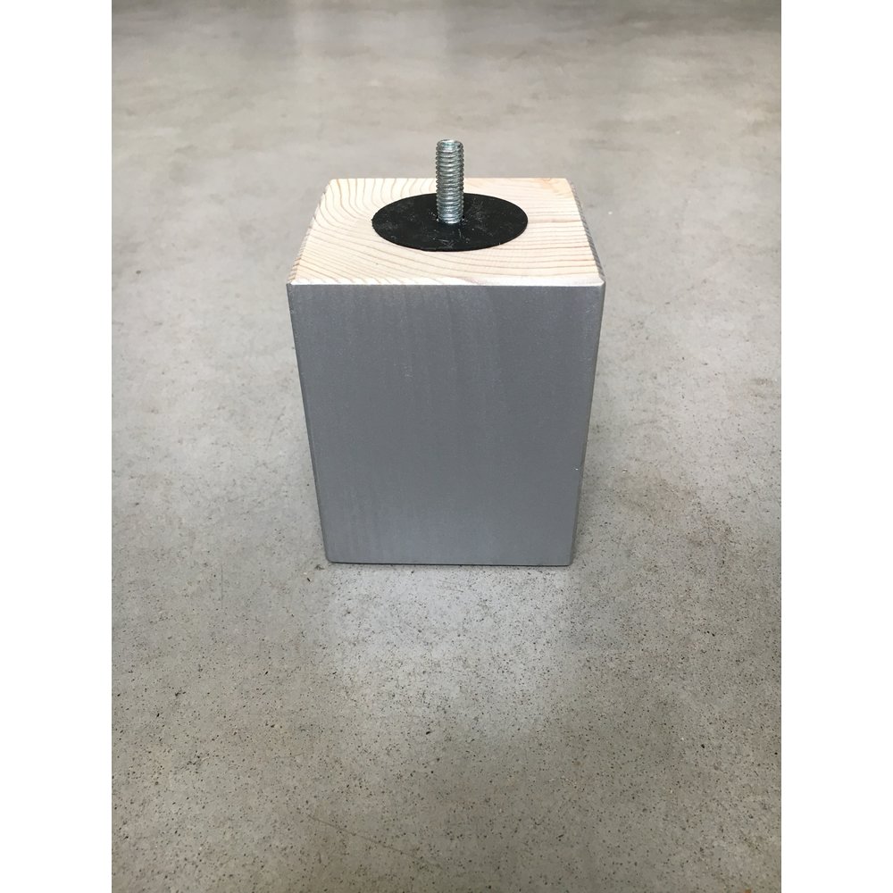 Boxspring Poten Vierkant Hout - Beddenbriljant