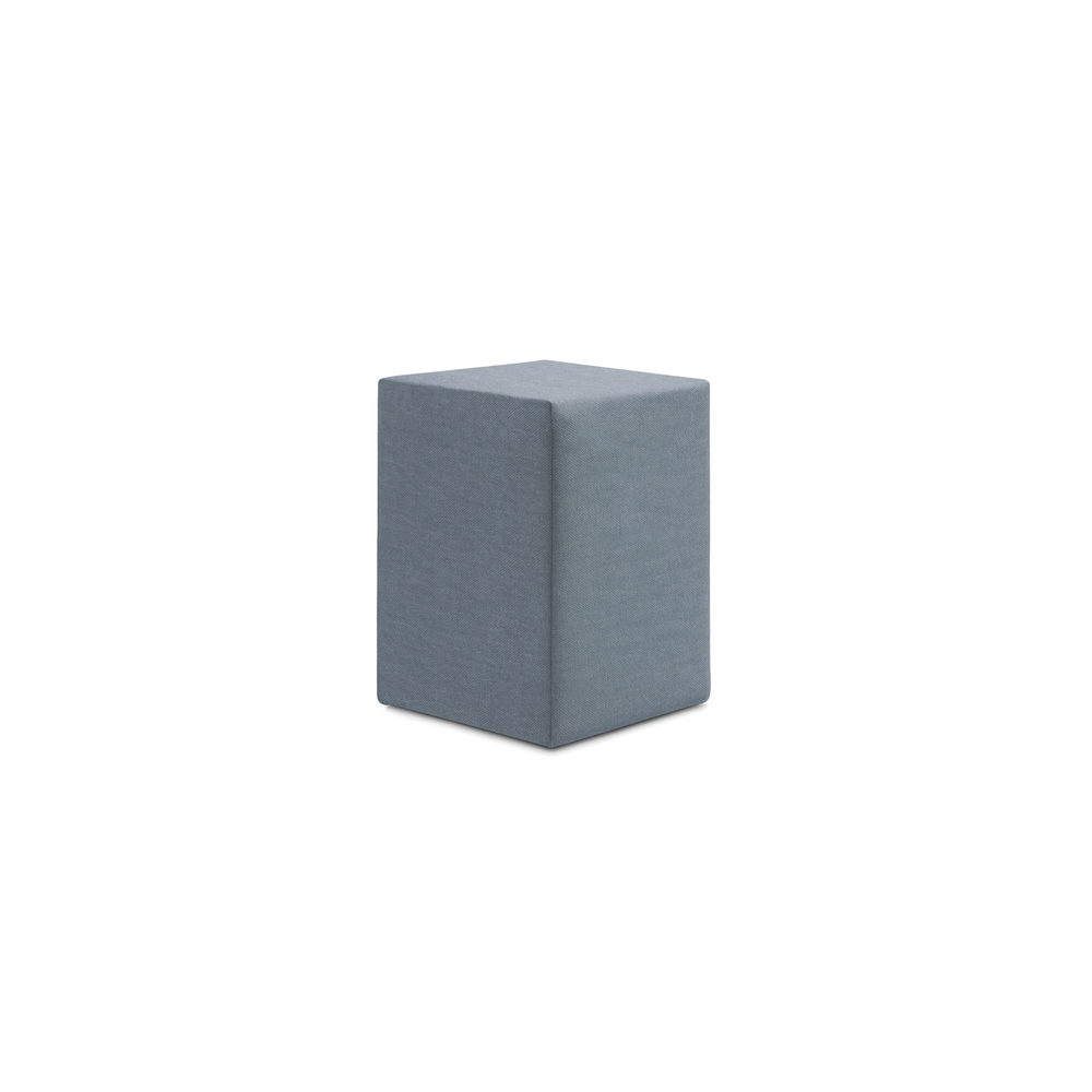 OP=OP Hocker basic IJsblauw - Beddenbriljant