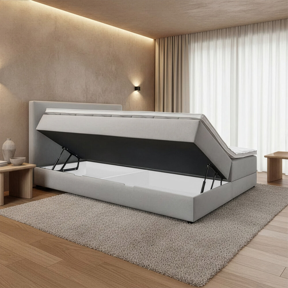 Boxspring Storage met Opbergruimte - Beddenbriljant