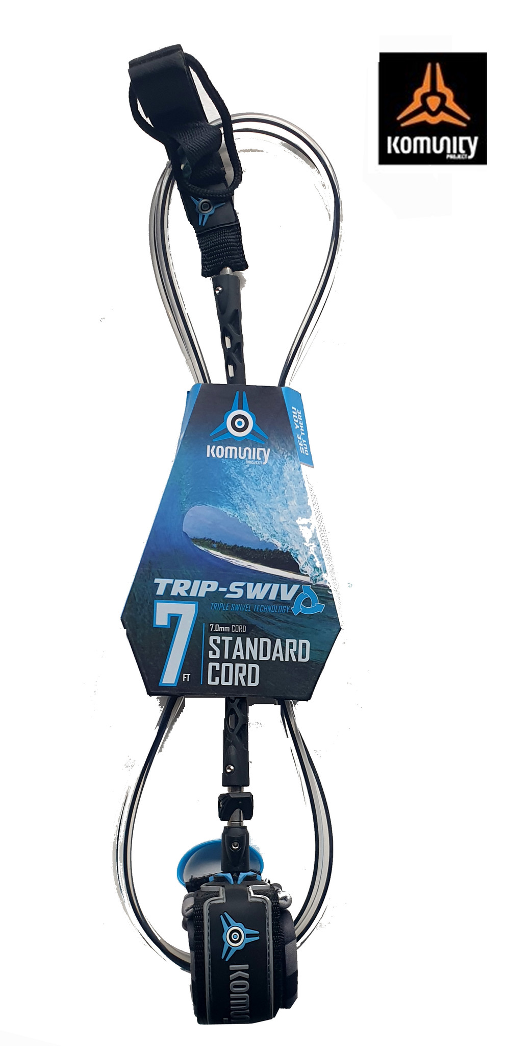 KP - 7' STANDARD LEASH - 7MM - 4surfers.nl