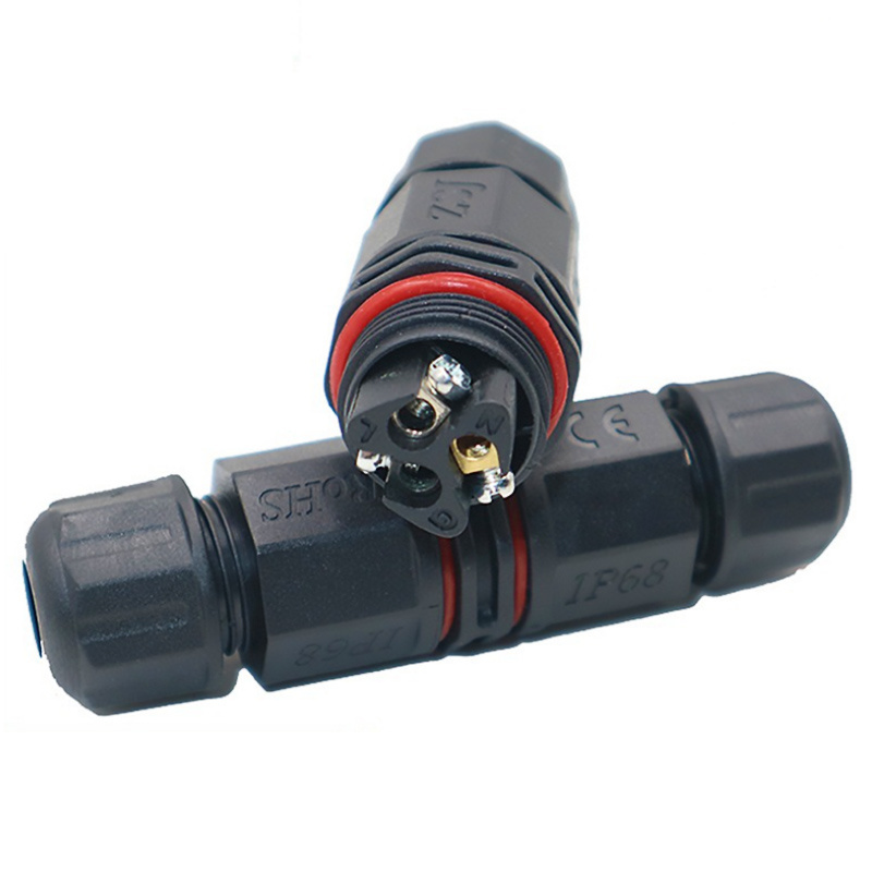 Waterdichte connector 3-aderige kabelverbinder - soldeervrij IP68 ...