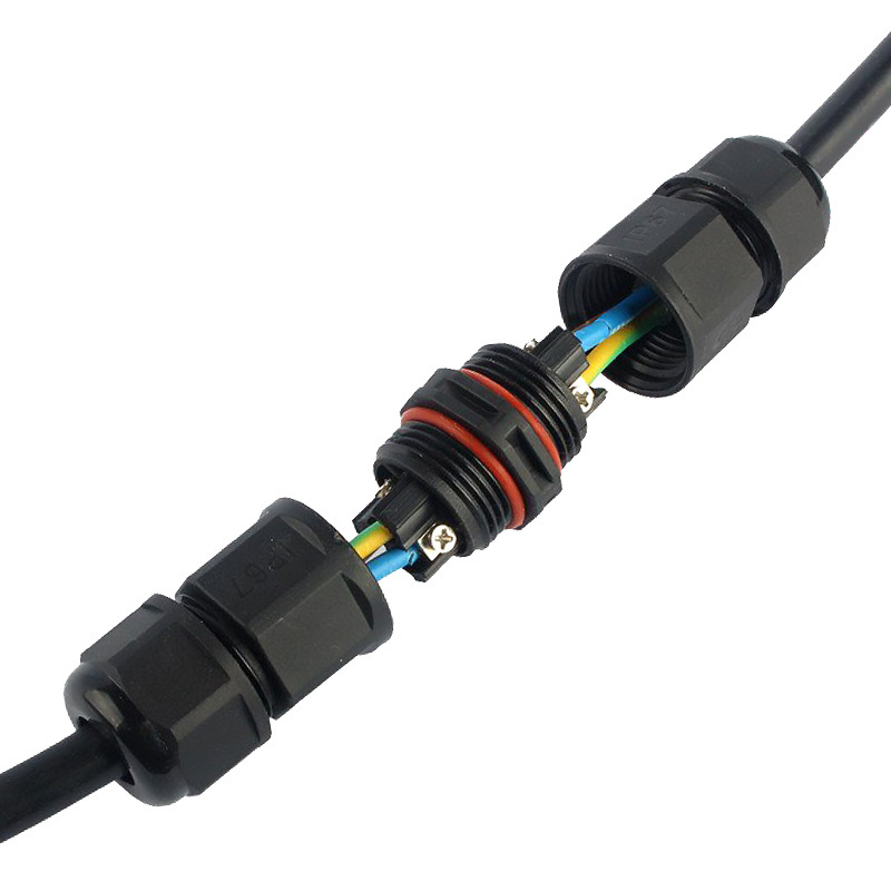 Waterdichte connector 3-aderige kabelverbinder - soldeervrij IP68 ...