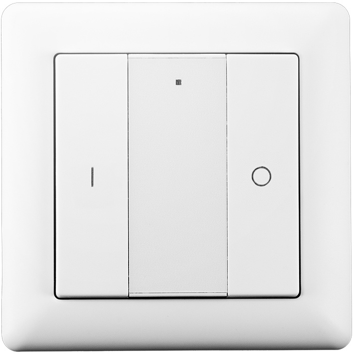 Wireless switch Zigbee 1 group white - EcoDim