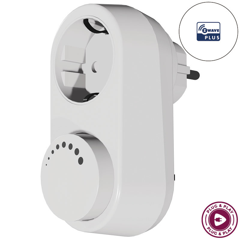 ECO-DIM.06 Z-Wave Led plug dimmer 0-150W (RC) - EcoDim
