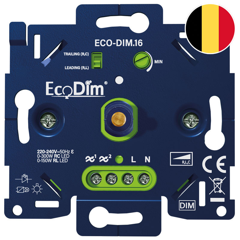 ECO-DIM.16 Led dimmer universeel 0-300W (RLC) - EcoDim