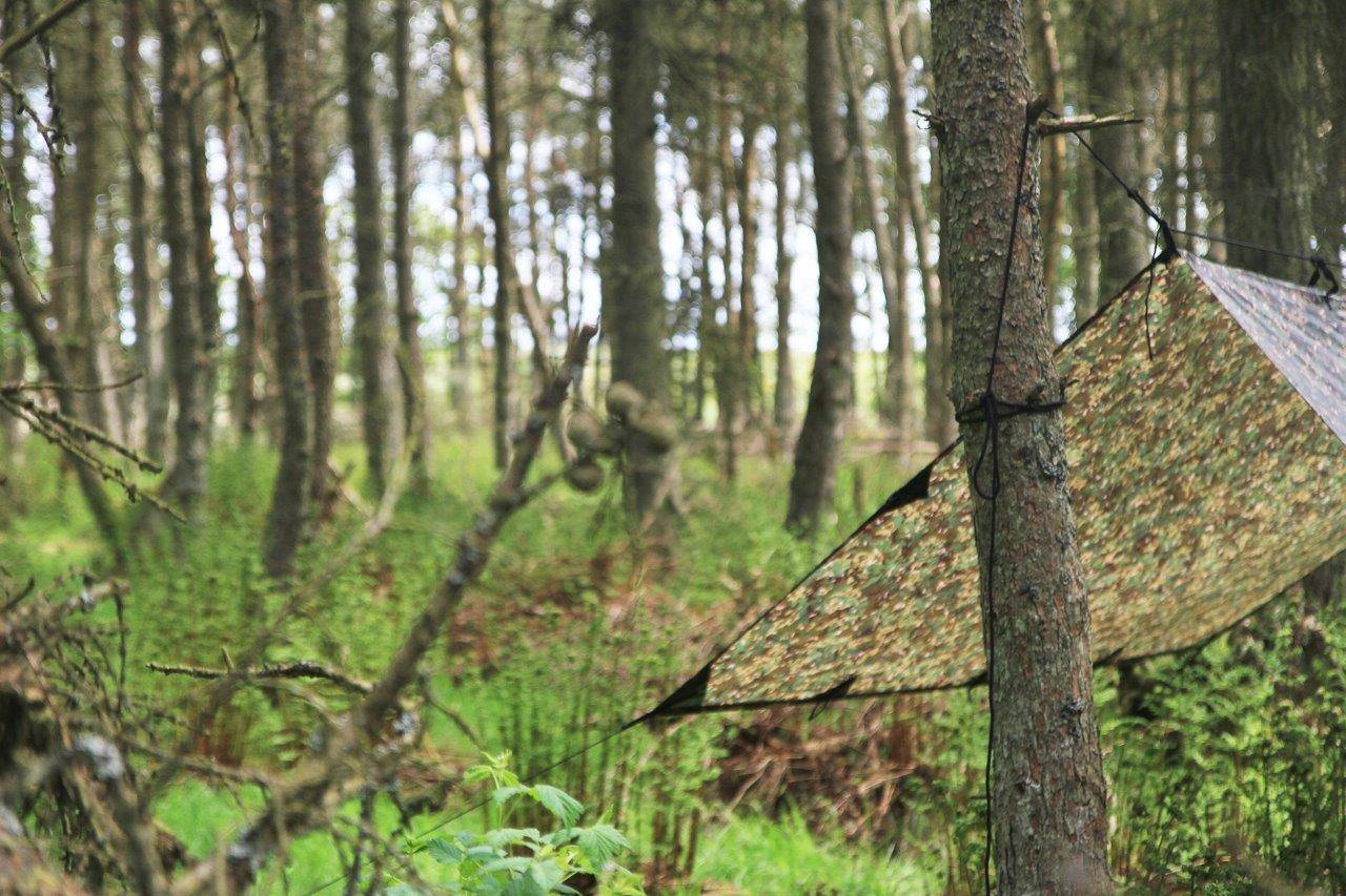 De nieuwe DD Hammocks Tarp 3x3 Multicam - Bushcraftshop.nl