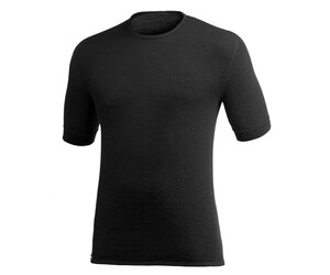 Woolpower Merino Base Layer Tee 200 - Black - Bushcraftshop.nl