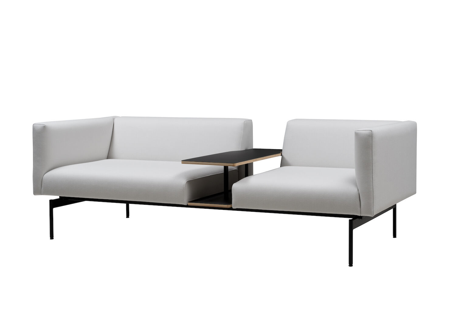 Softrend Sans wachtkamer bank met tafel - Design Online Meubels