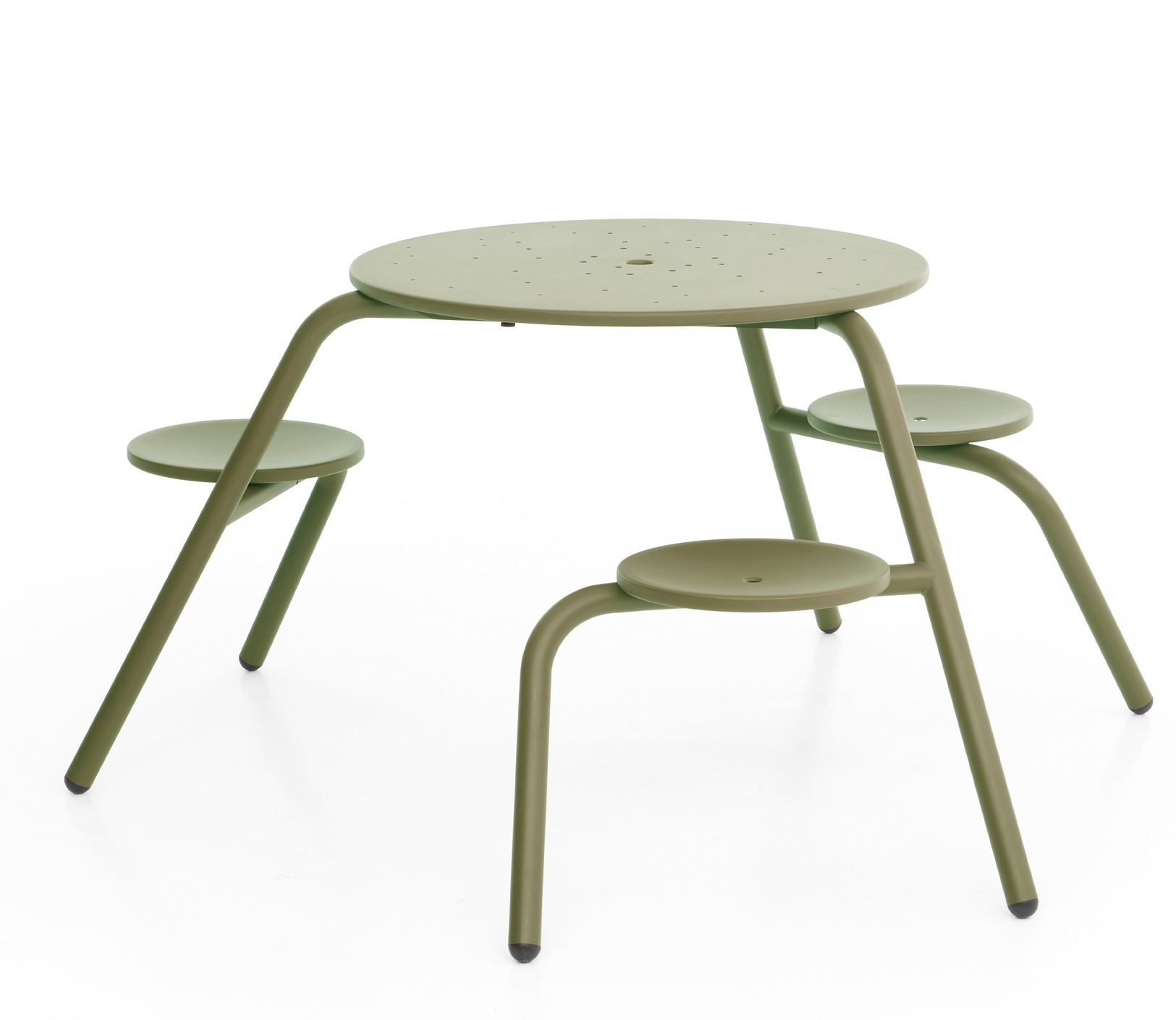 Extremis Virus ronde tafel met stoelen - Design Online Meubels