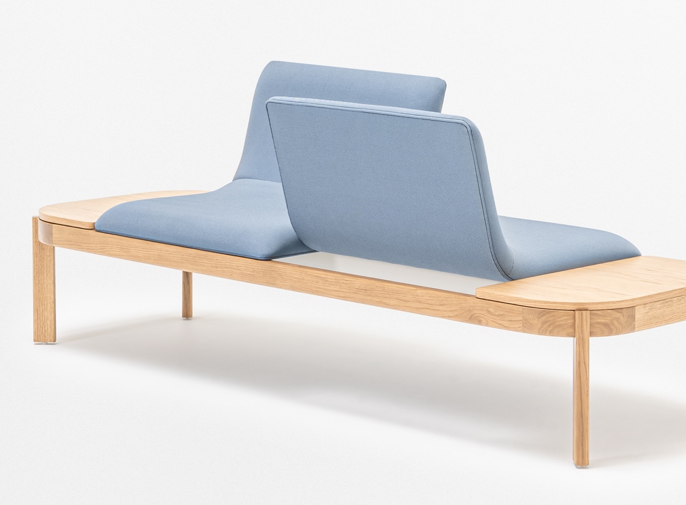 MDD Ramp tweepersoons wachtkamerbank - Design Online Meubels