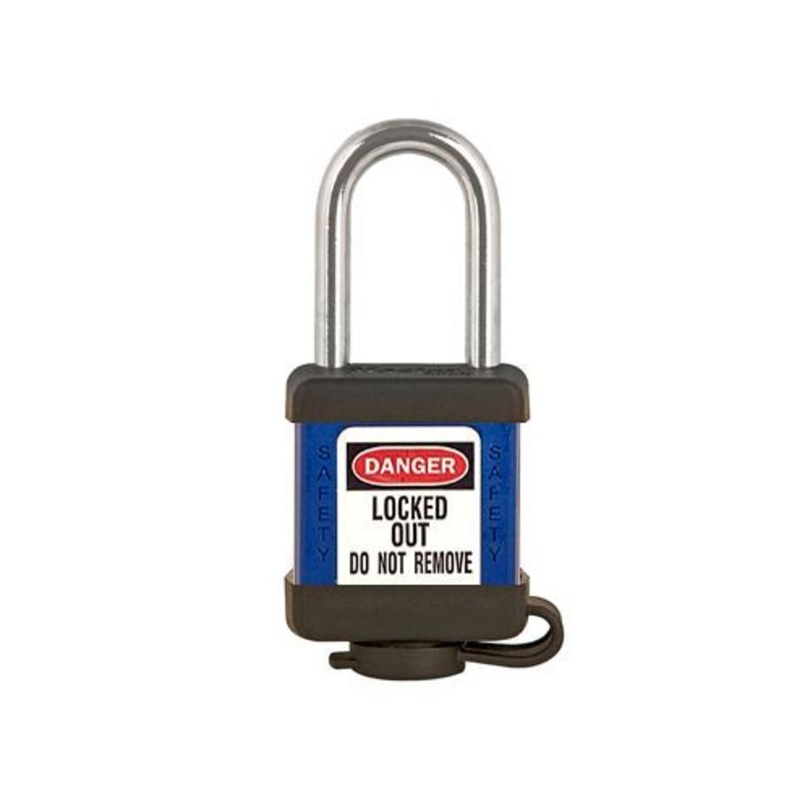 Master Lock Zenex safety padlock blue 410BLU - Lockout-tagout-shop.co.uk