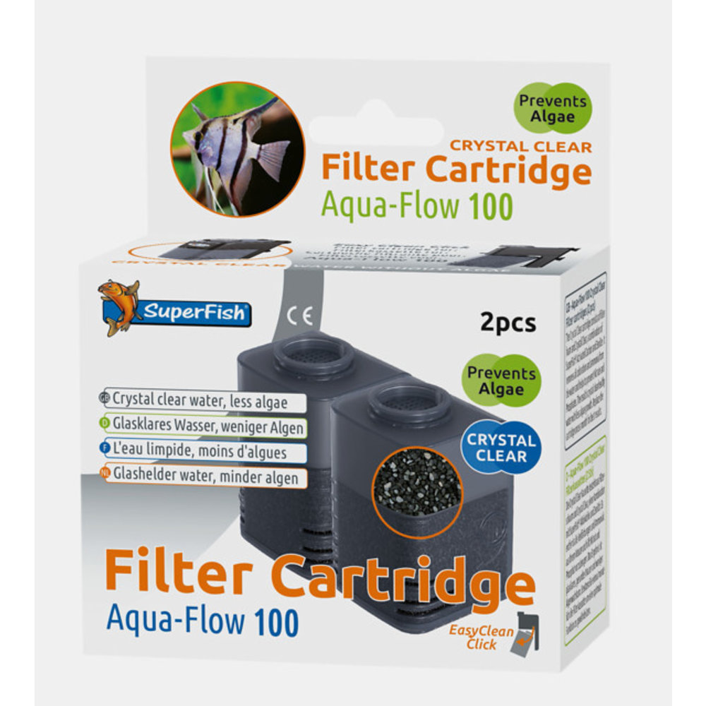 Superfish Aqua-Flow 100 Crystal Clear | Cartridges - AquastoreXL
