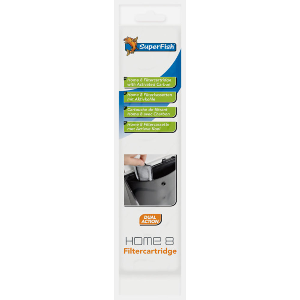 Superfish Home 8 Filtercartridge | Actieve kool - AquastoreXL