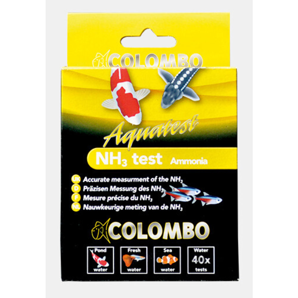 Colombo NH3 test, ammonia test - AquastoreXL