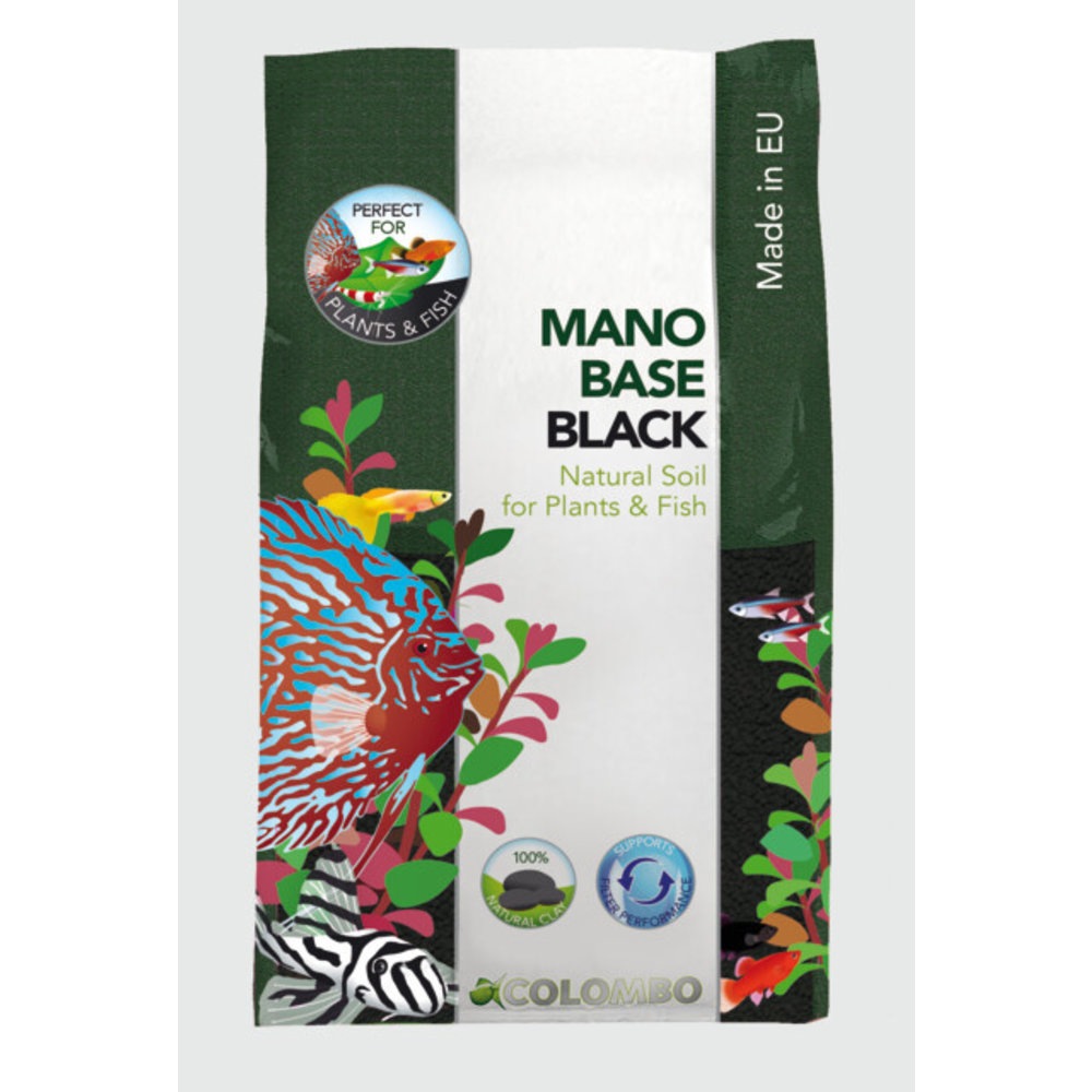 Colombo Flora Mano Base Zwart 10 L | Voedingsbodem aquarium - AquastoreXL