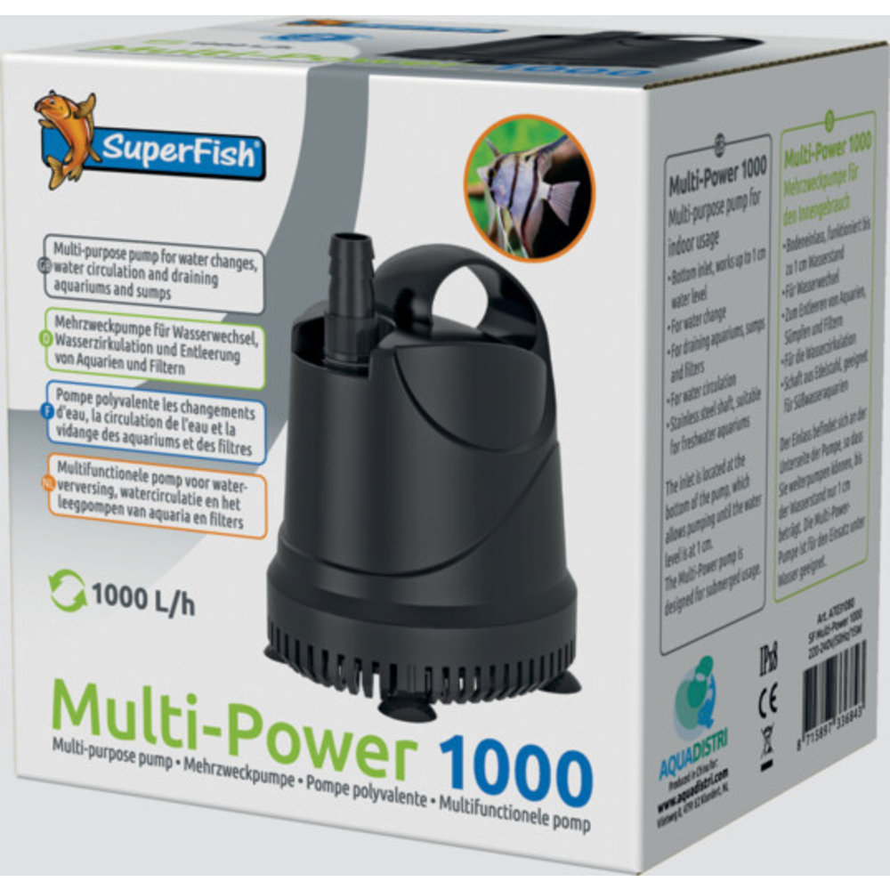 Superfish Multipower 1000 L/H | Aquariumpomp - AquastoreXL
