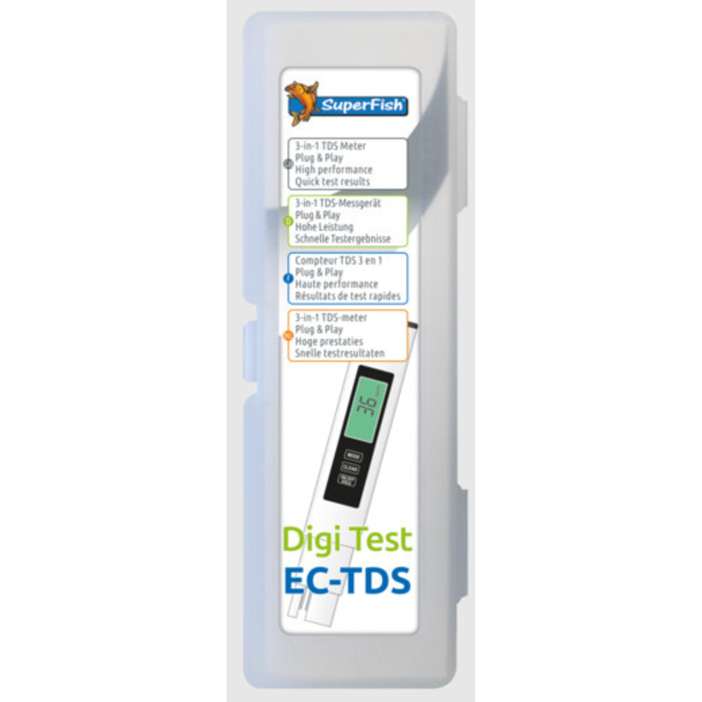 Superfish Digi Test Ec-Tds | Watertest Aquarium & Vijver - AquastoreXL