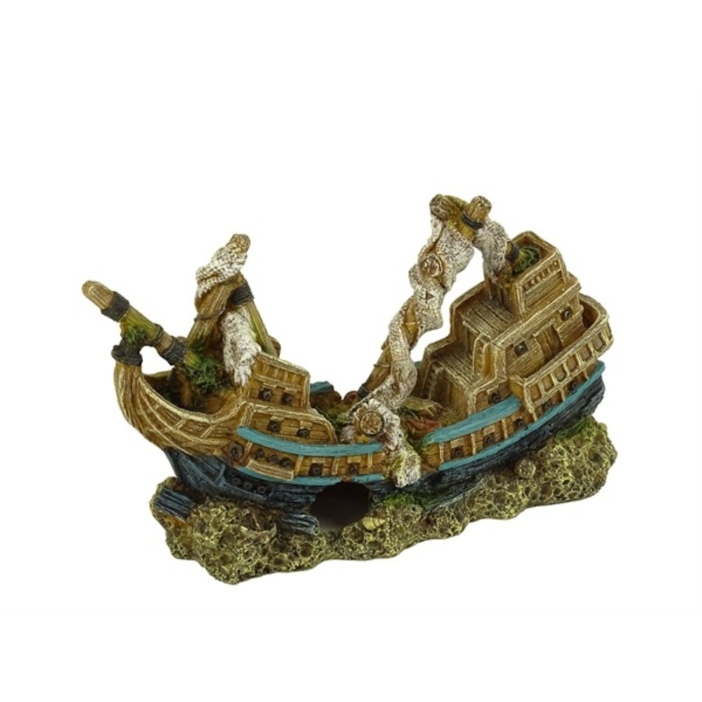 Blue Belle Pacific Sinkin Ship 28cm | Aquariumdecoratie - AquastoreXL
