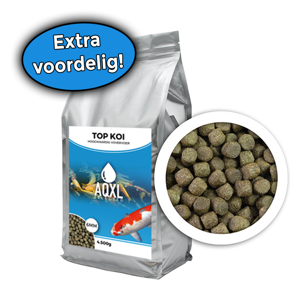 AQXL Selected Topkoi all-in-one koivoer L 6mm 4,5kg - AquastoreXL