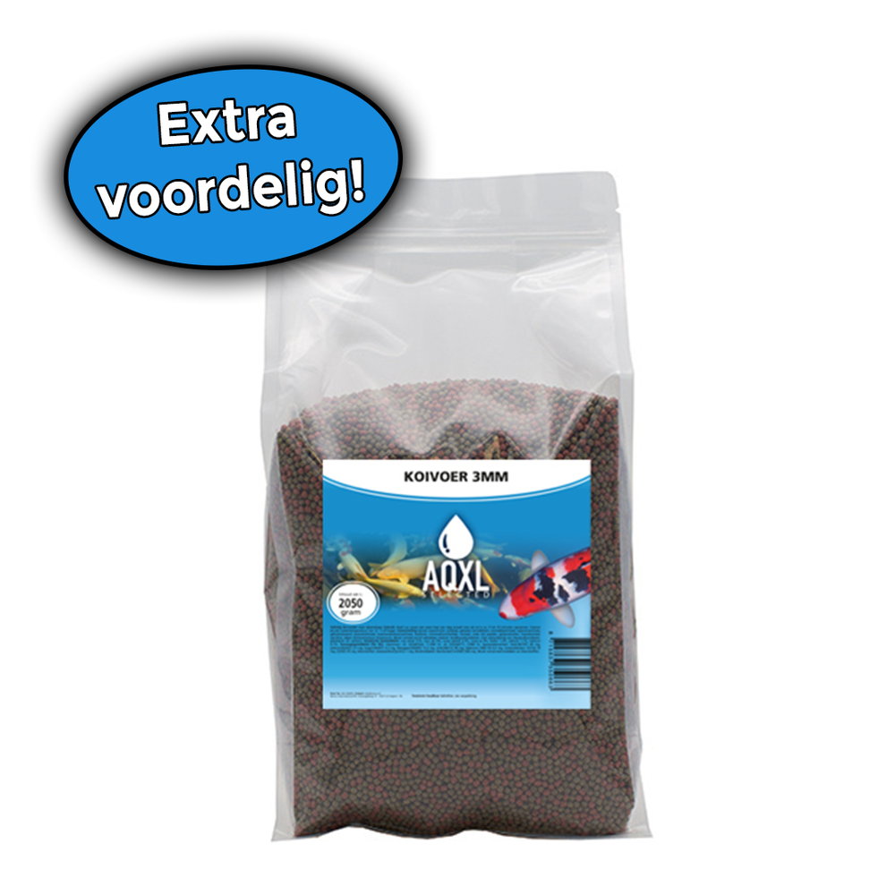 AQXL Selected Koivoer S 3mm 2050g | Vijvervoer - AquastoreXL