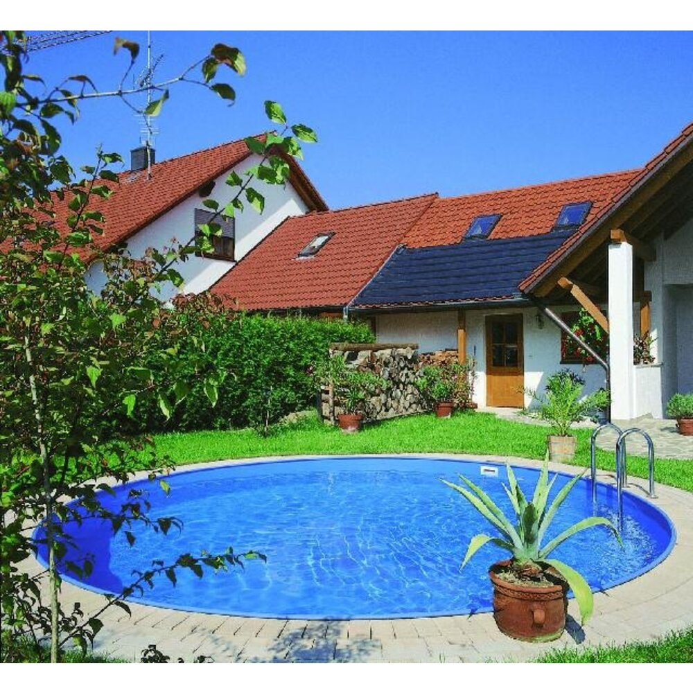 Summer Fun Zwembad Inbouw Set Rond 350x150 - AquastoreXL