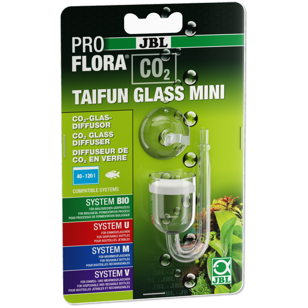 JBL Proflora Co2 Taifun Glass Mini | Glazen CO2 diffuser - AquastoreXL