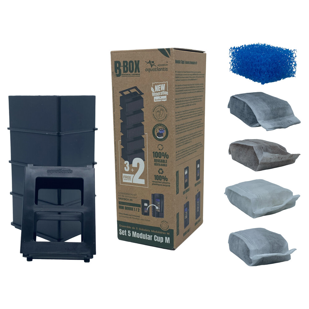 Aquatlantis Filtercartridges B-Box M (BioBox Mini 1/2) Startset ...