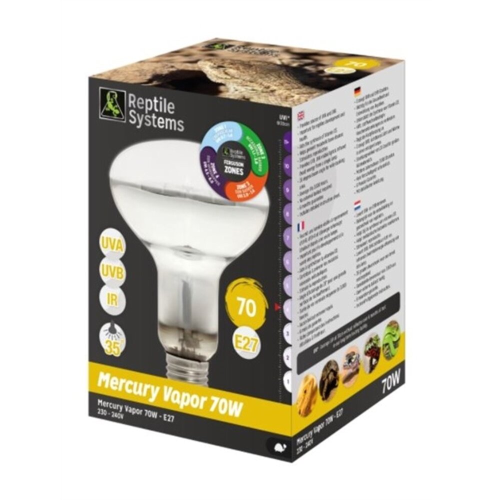 Reptile Systems AS Reptile Mercury Vapor UV 70 W - AquastoreXL