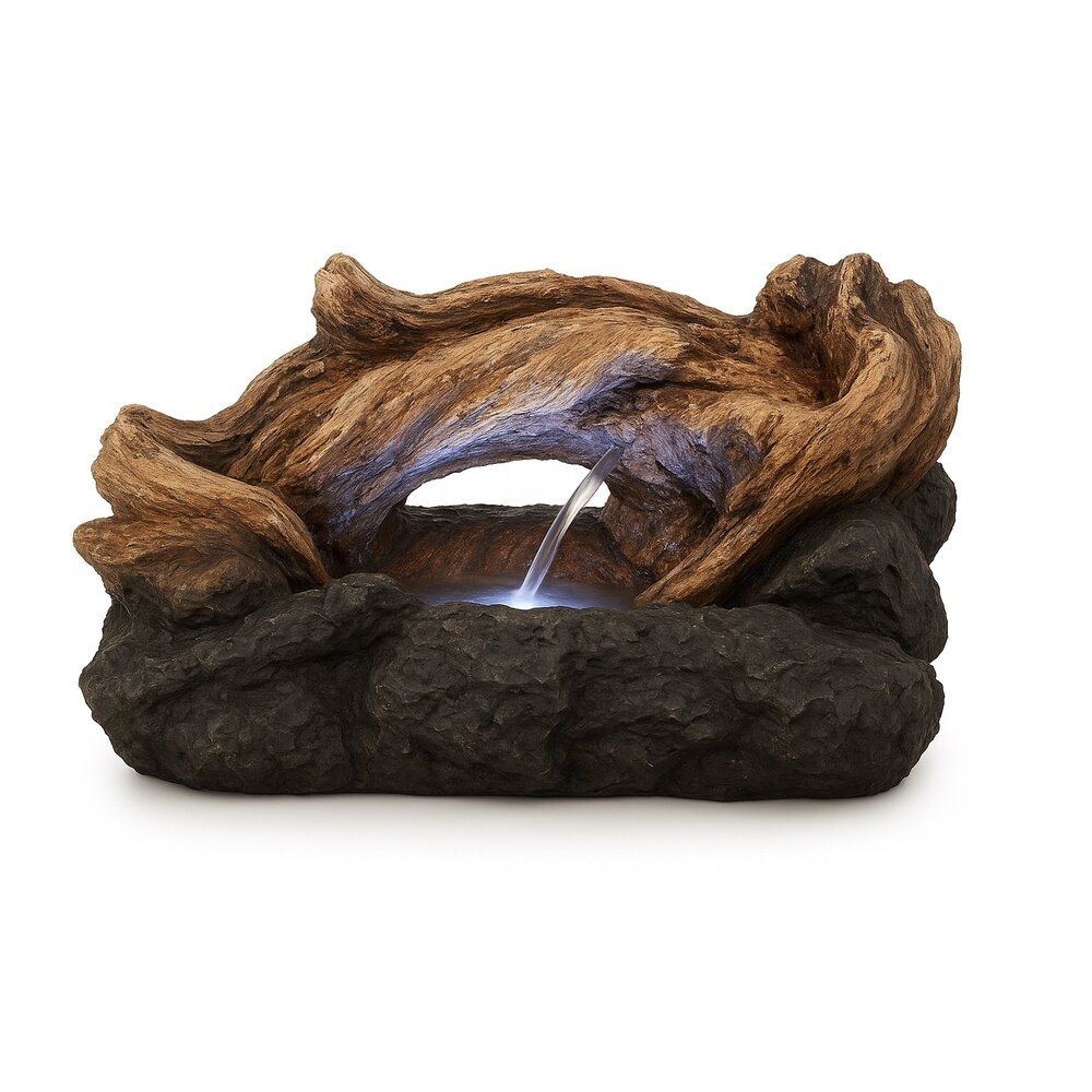 Heissner Terras Fontein Wood Led - AquastoreXL
