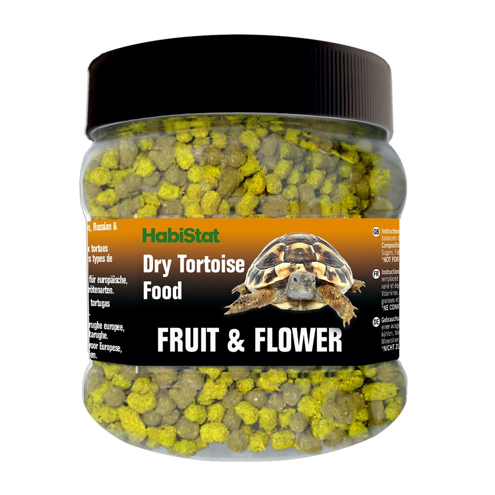 Habistat Voer voor Landschildpad Fruit en Bloemen 200g - AquastoreXL