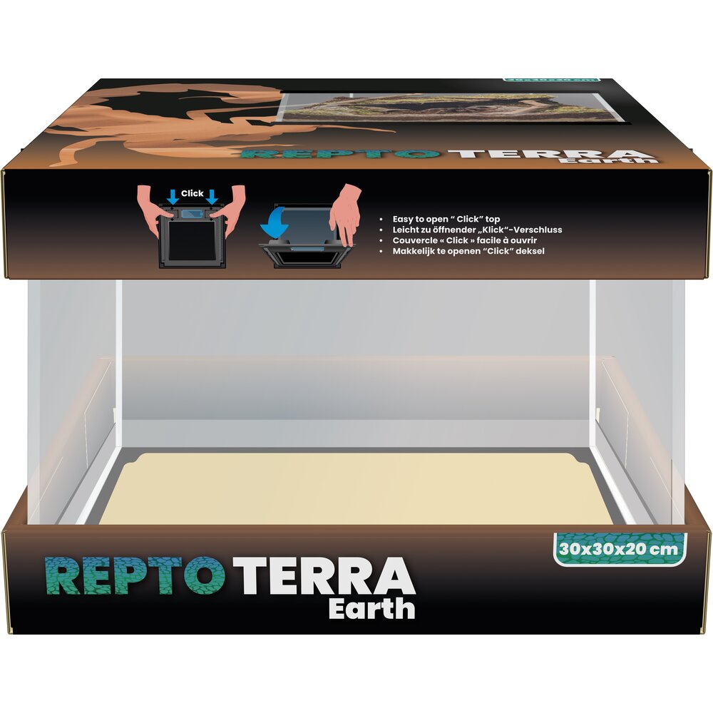 Repto Terrarium Terra Earth 30x30x20cm - AquastoreXL