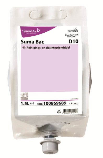 Suma Bac D10 - Diverflow met Sure Link 1,5 L - Schoonmaakdiscount.nl