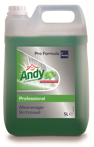 Andy Pro Formula Allesreiniger Vertrouwd 5 L - Schoonmaakdiscount.nl