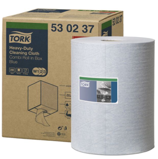 Tork Heavy-Duty Combi Rol Reinigingsdoek Blauw W1/W2/W3 ... Tork Heavy-Duty Combi Rol Reinigingsdoek Blauw W1/W2/W3 ...