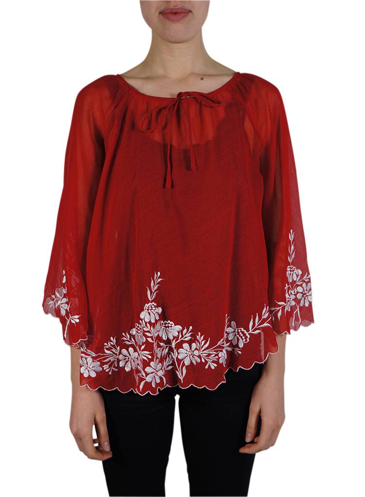 Vintage Tops: Embroidery Blouses - ReRags Vintage Clothing Wholesale