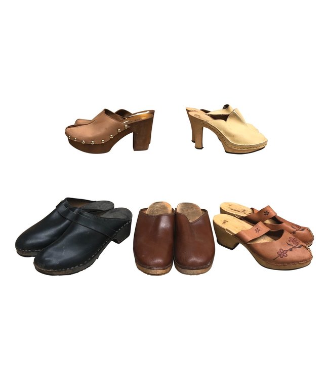 Vintage Shoes: Clogs - ReRags Vintage Clothing Wholesale