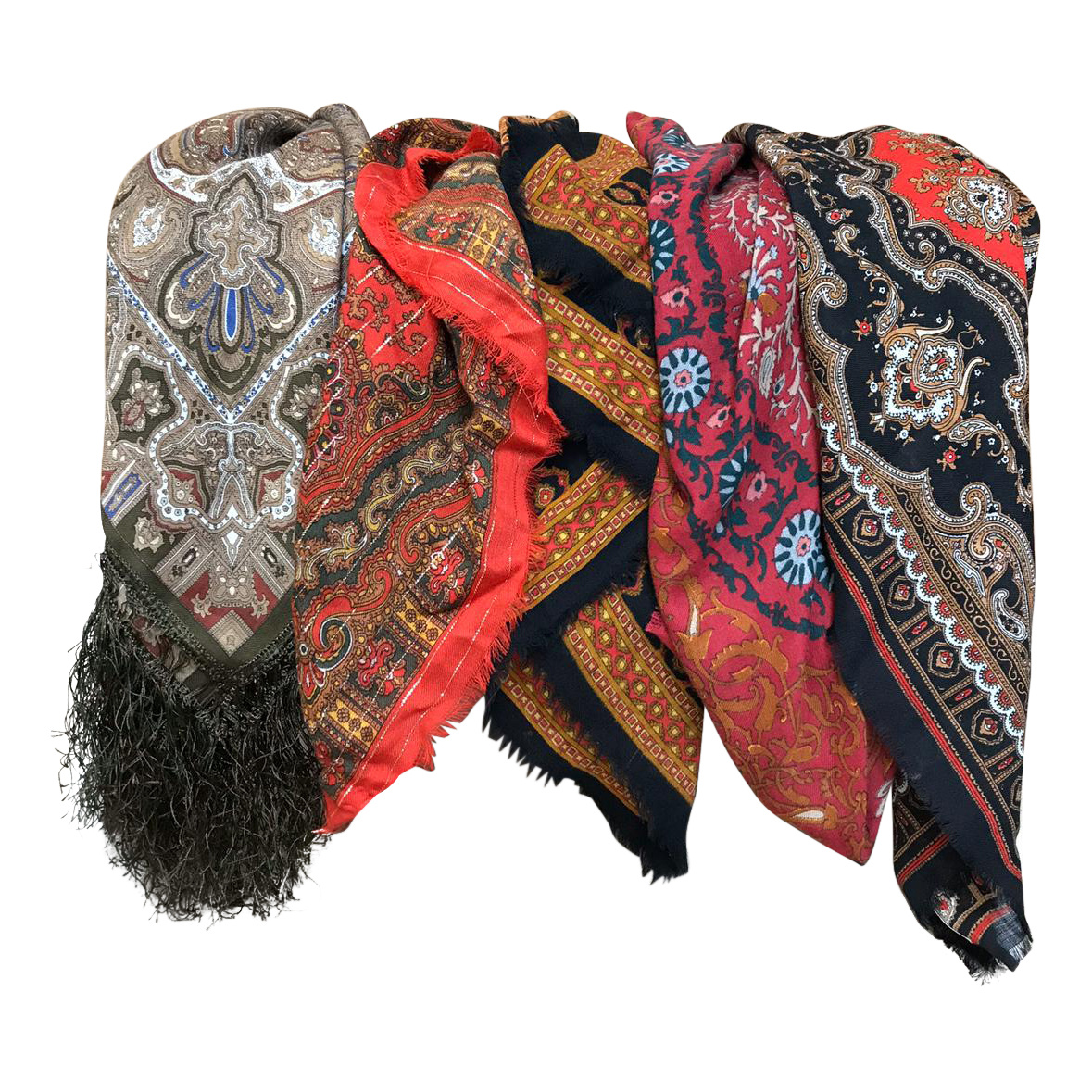 Echarpes Vintage: Echarpes Bohème / Folk / Pashmina - ReRags Vintage ...