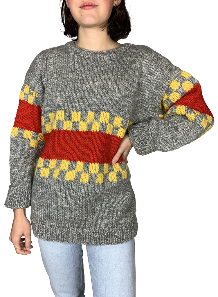 Vintage Knitwear: Printed Jumpers - ReRags Vintage Clothing Wholesale