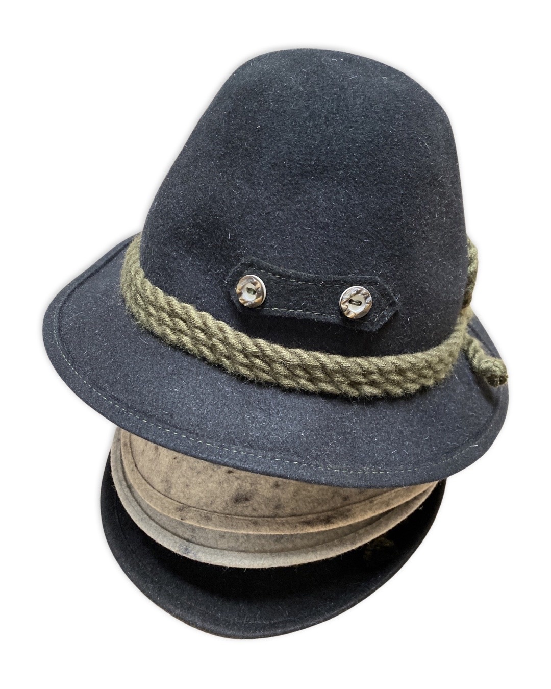 Vintage Hats: Tyrolean Hats - ReRags Vintage Clothing Wholesale