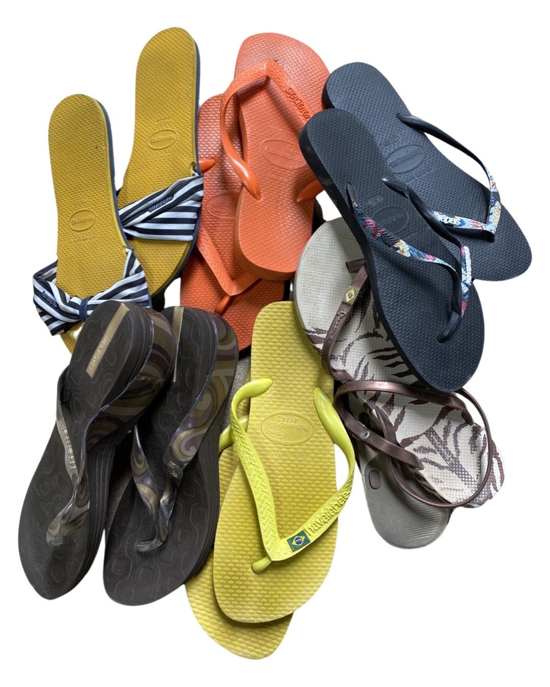 Vintage Shoes: Flip Flops - ReRags Vintage Clothing Wholesale