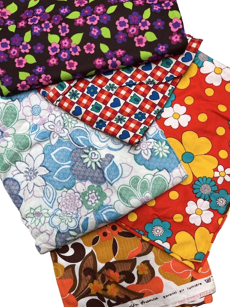 Accessoires Vintage: Tissus 50's / 60's / 70's - ReRags Vintage ...