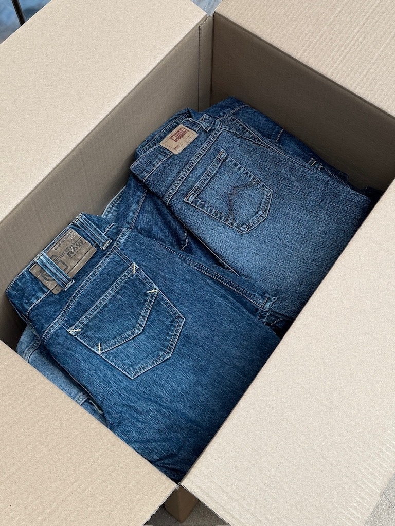 Curated Vintage Box: Denim Mix (40kg) - ReRags Vintage Clothing Wholesale