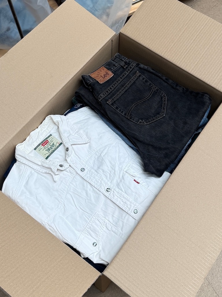 Curated Vintage Box: Denim Mix (40kg) - ReRags Vintage Clothing Wholesale