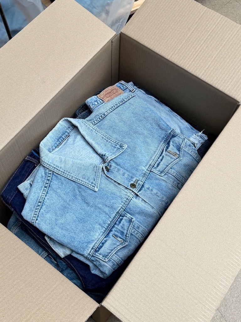 Curated Vintage Box: Denim Mix (40kg) - ReRags Vintage Clothing Wholesale