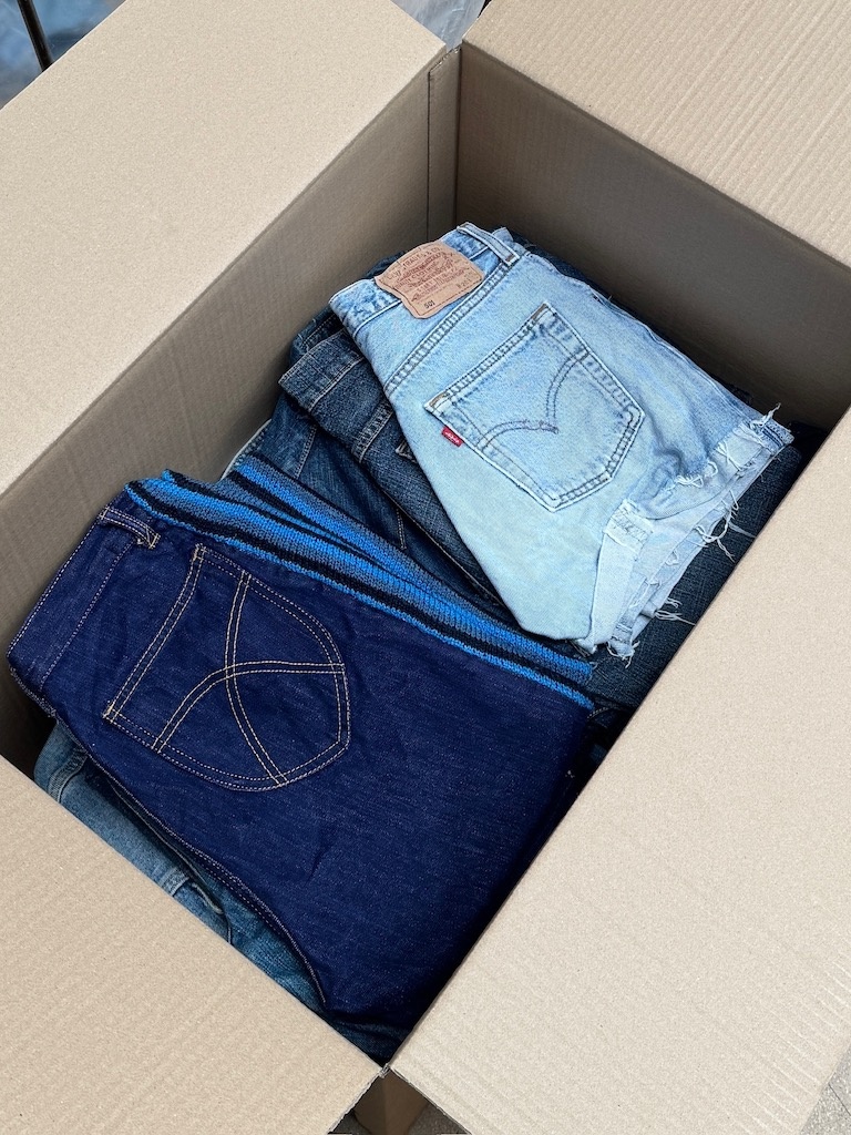 Curated Vintage Box: Denim Mix (40kg) - ReRags Vintage Clothing Wholesale