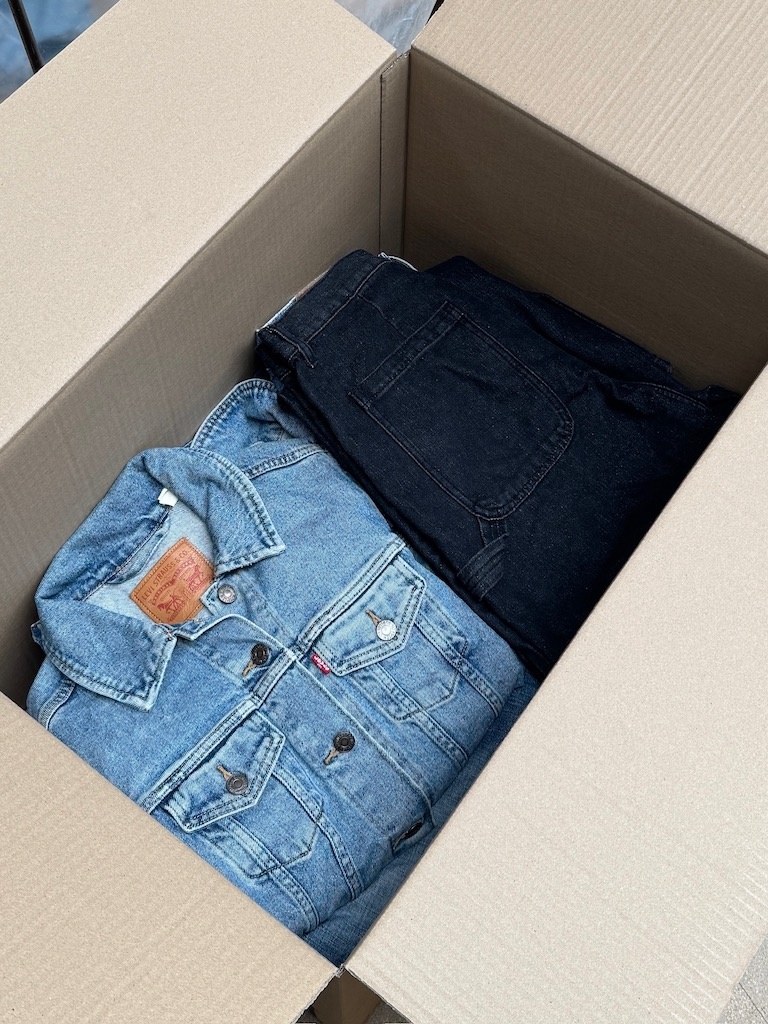 Curated Vintage Box: Denim Mix (40kg) - ReRags Vintage Clothing Wholesale