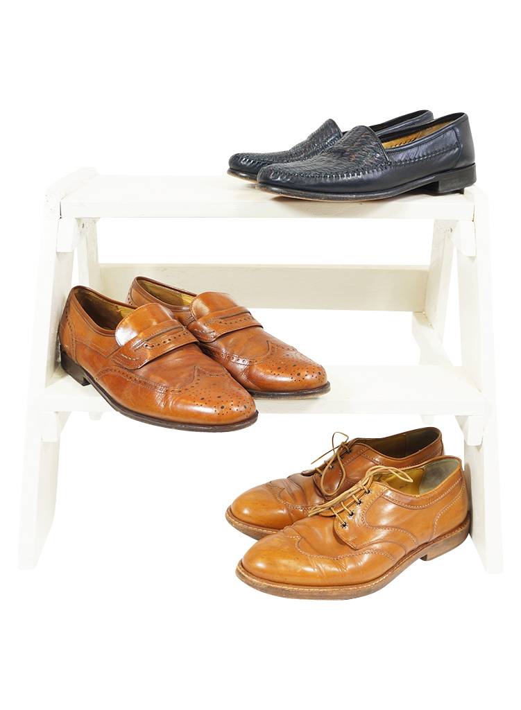 Vintage Shoes: Leather Men Shoe Mix - ReRags Vintage Clothing Wholesale